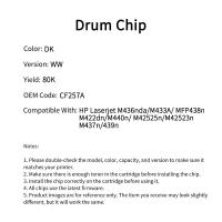 China Compatible CF257A Drum Chip For HP Laserjet M436nda M433A MFP438n for sale