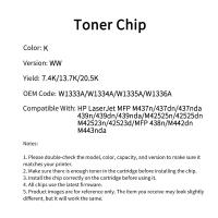 China Compatible W1333A Toner Chip For HP LaserJet MFP M437n 437dn 437nda for sale