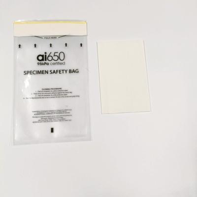 China Disposable 95kpa Customizable Bag For Specimen Shipping for sale