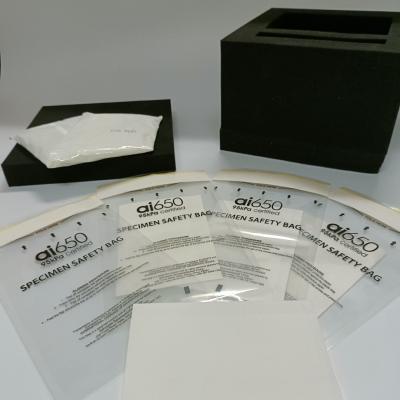 China Waterproof Disposable 95kpa Specimen Bag For Laboratory Hospital Transport for sale