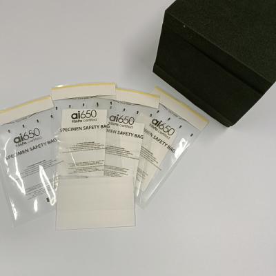 China Polyethylene 95kPa Specimens Transportation Bags For Medical Lab for sale