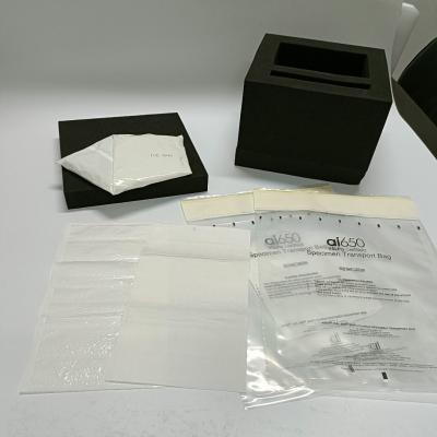 China Self Adhesive Reclosable Specimen Laboratory Sample Bag With Ai 650 Logo for sale