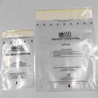 China Laboratory 95Kpa Transport Plastic Biohazard Specimen Bag Custom for sale