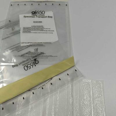 China Customized 95kpa Specimen Transport Bag Sealable for sale