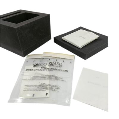 China Clear Specimen Bags Resealable Bags For Packaging 4 Mil Waterproof And Durable Sample Bags For Transportation, Lab Bag for sale