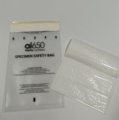 China Various Size 95kPa Biohazard Bag For Medical Envelopes Transport for sale