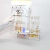 China Customized Printing Plastic Specimen Biohazard Bag With Ziplock for sale