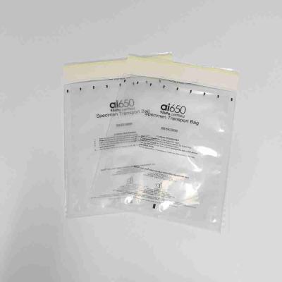 China Laboratory Biohazard Specimen Bags Self Adhesive Seal With Printing for sale