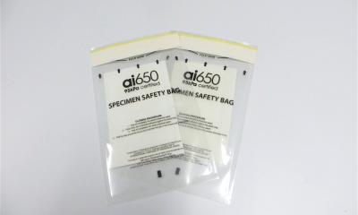 China Generic Biohazard Specimen Bags Adhesive Pouch Bags For Laboratory 50 Pack for sale