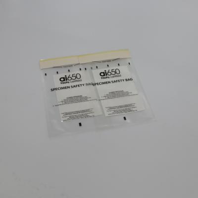 China Best Price Zipper Pouch For Biohazard Medical Specimen Zip Bag for sale