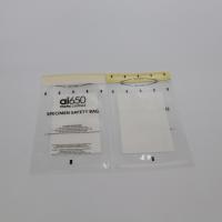 China Biohazard Specimen Bag With Black Warning Label, With Self-Adhesive Seal Top for sale
