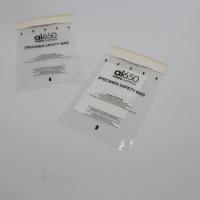 China Gravure Printing Pathology Lab Use Clear Plastic Specimen Biohazard Bags for sale