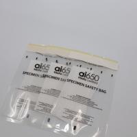 China Factory Biohazard Specimen Zipper Top Bag Resealable Ziplock Pouch Bag For Medical Usage for sale
