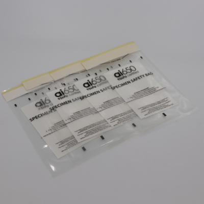 China Biohazard Specimen Transport Bags 7-Slot Lab Self-Adhesive Closure With Document Pouch Bags for sale