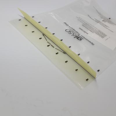 China Gravure Printing Pathology Side Gusset Plastic Specimen Biohazard Bags Lab Use for sale