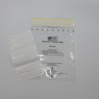 China Lab Biohazard Self-Adhesive Autoclave Specimen LDPE Bags for sale