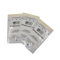 China Laboratory Transport Collection Sample 2 Pouch Biohazard Specimen Bag for sale