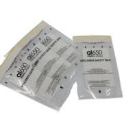 China Custom Printed Biohazard Specimen Bag Security Bag Envelope For Chemical Test Biological Specimen Bags for sale
