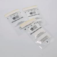 China Laboratory 3 Wall 95kPa Biohazard Specimen Bag Customized for sale