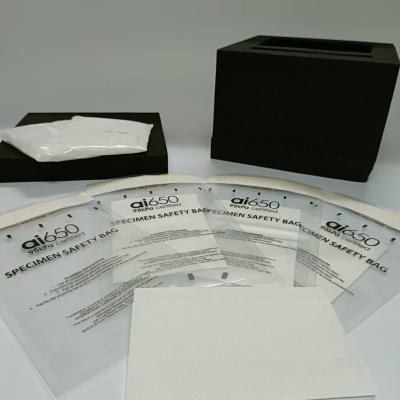 China Biological  Medical Marking 95kPa Specimen Bags With Laminated Transparent for sale