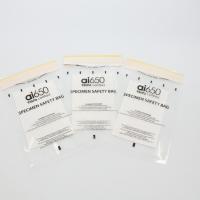 China Polyethylene 95kPa Specimen Transport Bag Transparent Custom Printing for sale
