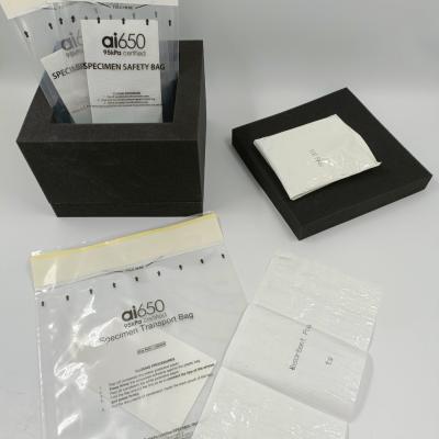 China OEM Service Two Layers 95kpa Biohazard Bag For Medical Industry for sale