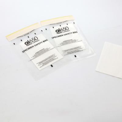 China Biohazard Medical PE Pathological Seal Laboratory Specimen Safety Bag for sale