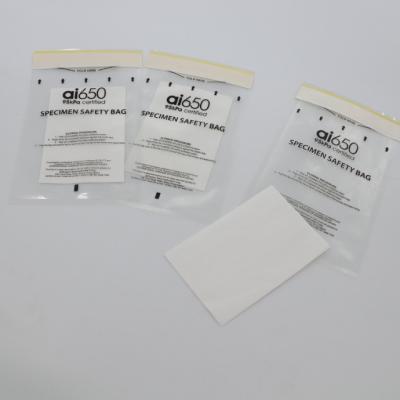 China Customized Biochemical Specimen Bag Medical LDPE Sealed Packaging for sale