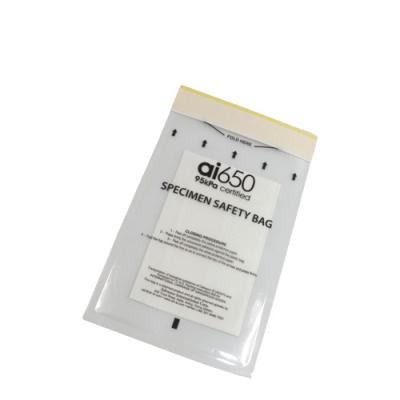China Biological Specimen Sealed Biohazard Specimen Bag Custom Made for sale