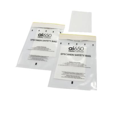 China Customized Printed Specimen Security Bag For Lab And Hospital for sale