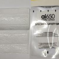 China Biological Yellow Red Ziplock Plastic Specimen Transport Bags Medical Disposable for sale
