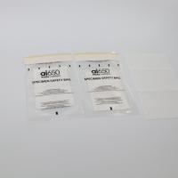 China 2 Wall Biohazard Specimen Bags Two Pocket For Laboratory for sale