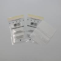 China LDPE Medicine Specimen Bags With Biohazard Logo Printing Zip Lock Top for sale