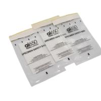 China Transparent High Pressure Sealed Self Sealing Chemical Sample Bag For Hospital Lab for sale