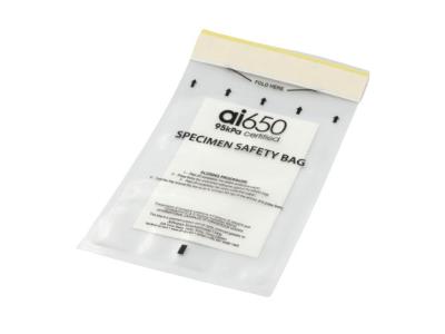China LDPE Medical Disposable Biohazard Sample Bag With Special Biological Symbol for sale