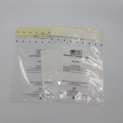 China Customized Biohazard Specimen Transport Bags For Laboratory for sale
