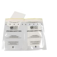 China Disposable LDPE Biological Receiving Plastic Attachment Bag Custom Printing for sale