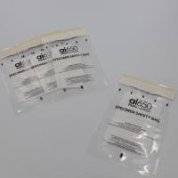 China Security  Ziplock 95kpa Specimen Transport Bag Plastic for sale