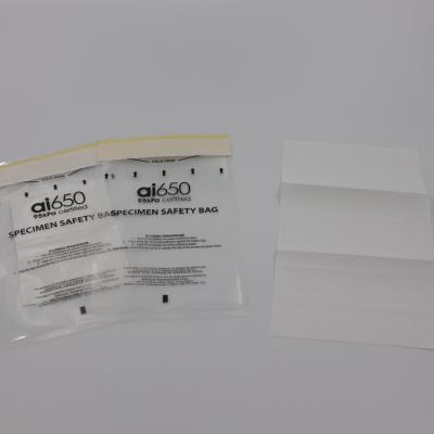 China Clear LDPE 95Kpa Transport Bag With Document Pouch for sale