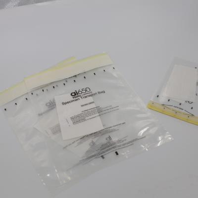 China High Altitude Medical Biohazard Adhesive 95kpa Specimen Bag Leakproof for sale