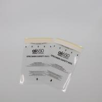 China Zipper Top Seal Plastic Specimen Biohazard Bag Disposable for sale