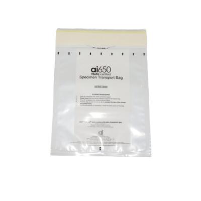 China Transparent LDPE Biosafety Pathological 95kPa Specimen Bag Self Sealing for sale