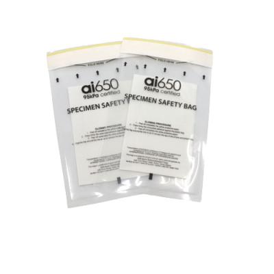 China UN3373 Safety 95kPa Bag For Liquid Specimen Packaging And Transportation for sale