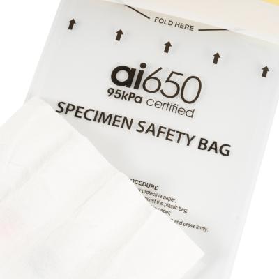 China Medical Zip Lock Biohazard Lab Bags Gravure Printing For Hospital for sale