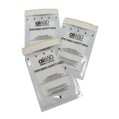 China Medical Transport Biological Biohazard 95kpa Specimen Bag Plastic for sale