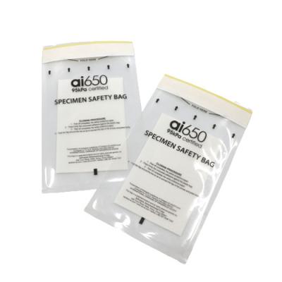 China LDPE Plastic Lab Specimen Bags Disposable With Pouch for sale