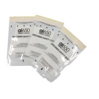China Eco Friendly Lab Use Clear Plastic Specimen Biohazard Bags 3 Walls for sale