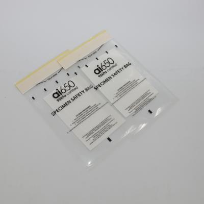 China 2 Pocket Medical PE Pathological Seal 95kPa Biohazard Bags For Laboratory for sale