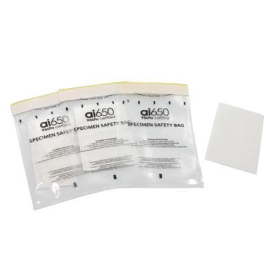 China 95 Kpa Medical Clear Biohazard Bags Self Closure For Lab Specimen Transport for sale
