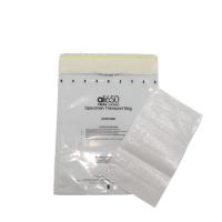 China Lab LDPE Biohazard Zipper Autoclave Specimen Kangaroo Bag Medical for sale